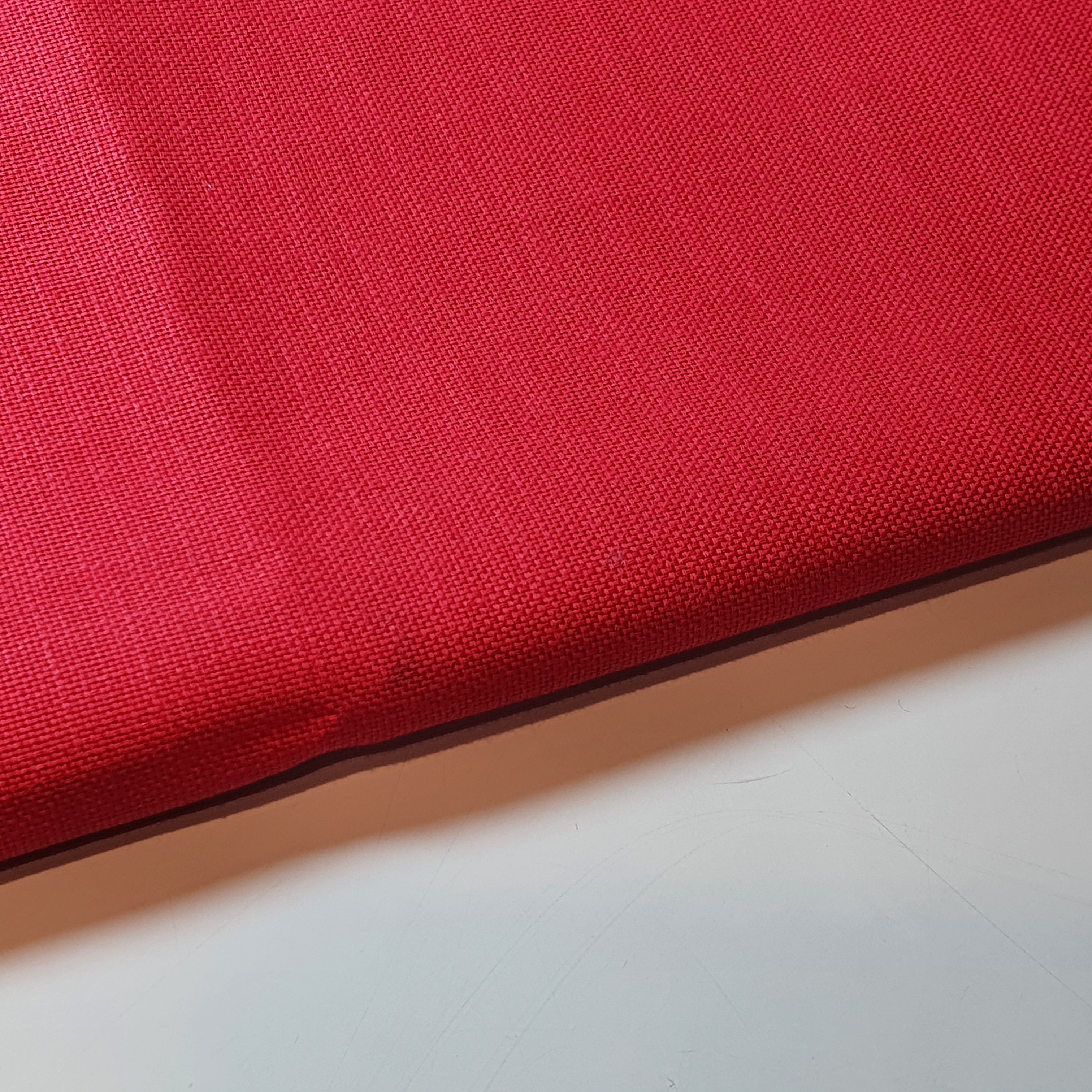 Coral Plain 100% Cotton Linen Fabric Craft Dress Quilting Material 58 ...